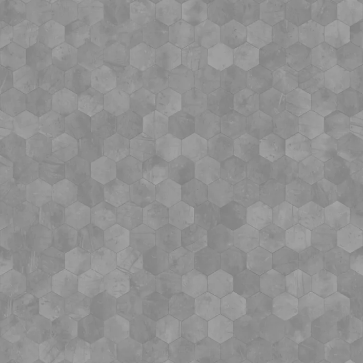 Hexagonal Concrete Tiles PBR Texture