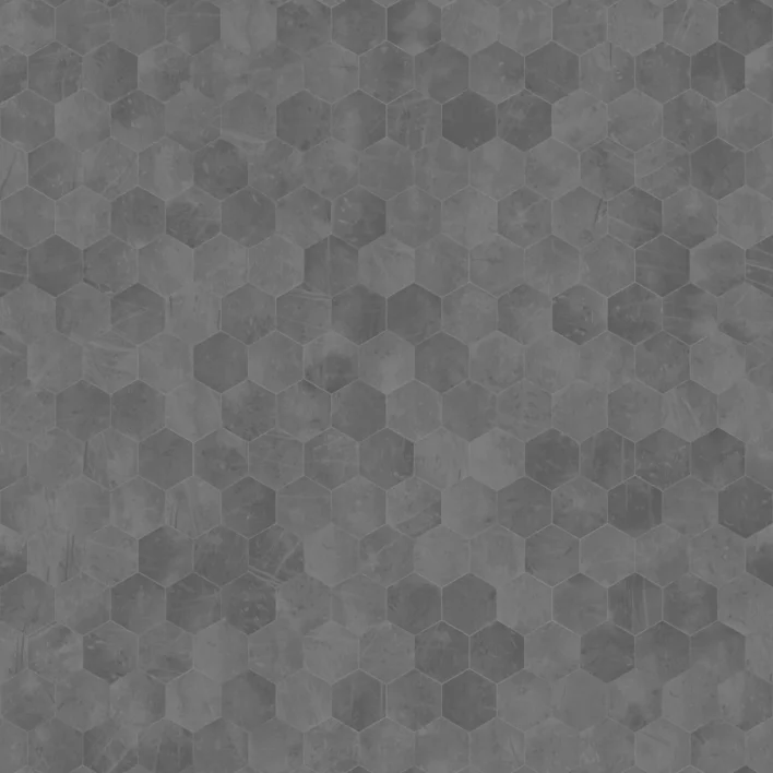 Hexagonal Concrete Tiles PBR Texture