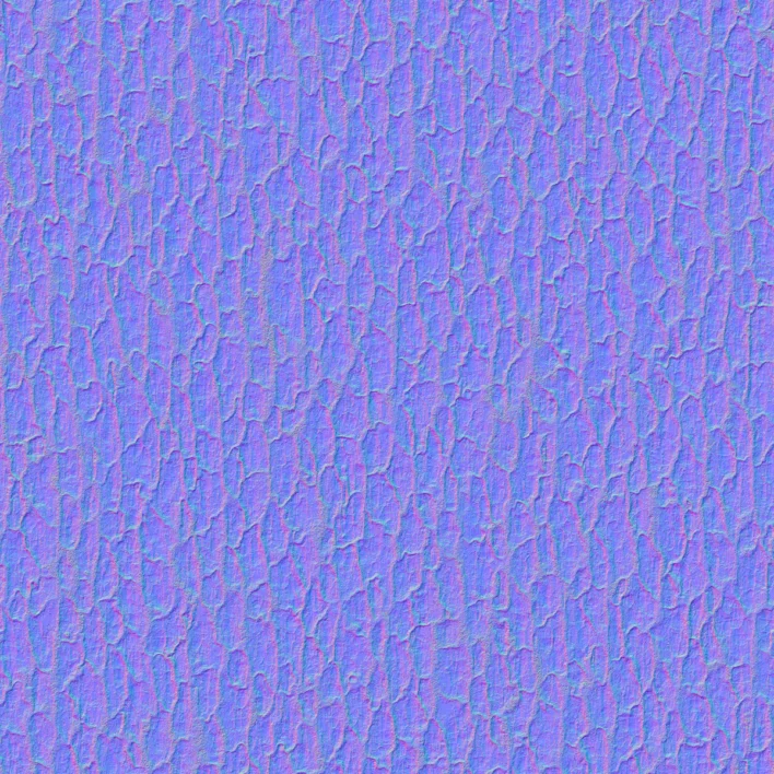 Oak Tree Bark PBR Texture