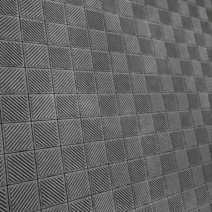 Patterned Concrete Tiles PBR Texture
