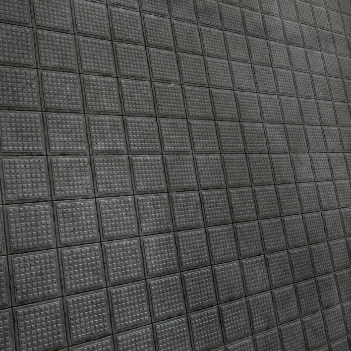 Patterned Concrete Tiles PBR Texture