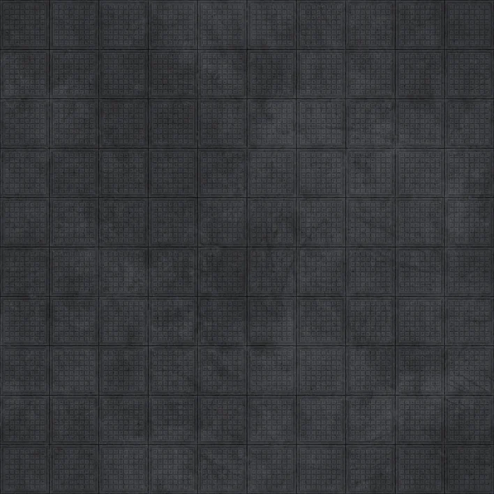 Patterned Concrete Tiles PBR Texture