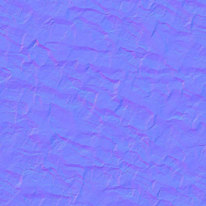 Rough Brown Rock PBR Texture