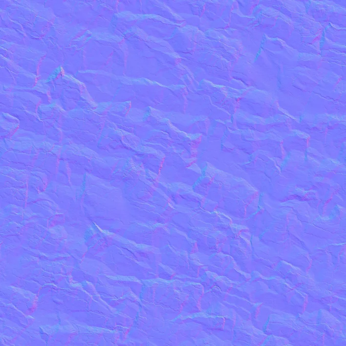 Rough Brown Rock PBR Texture