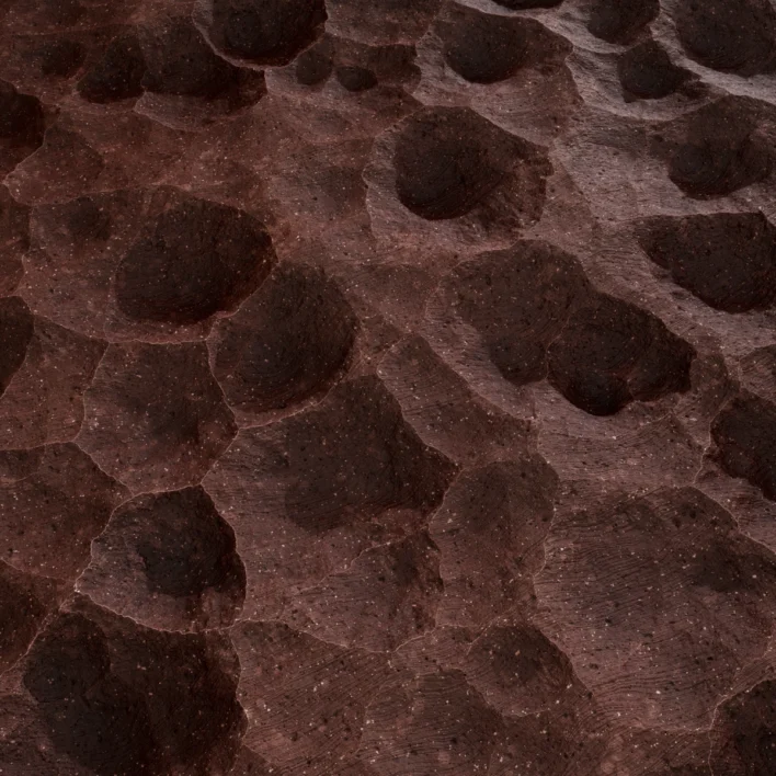 Rough Brown Sandstone PBR Texture