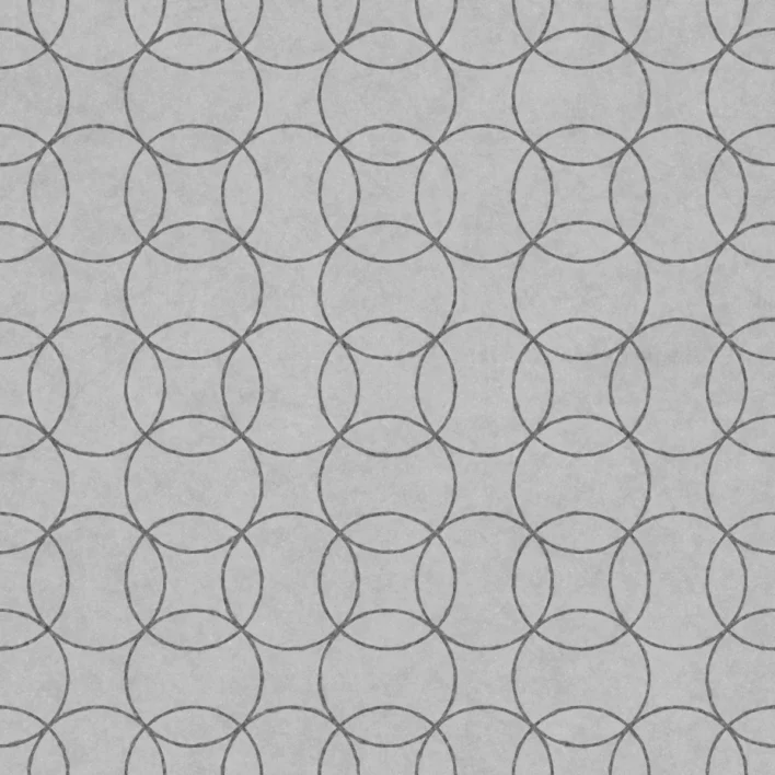 Round Concrete Tiles PBR Texture