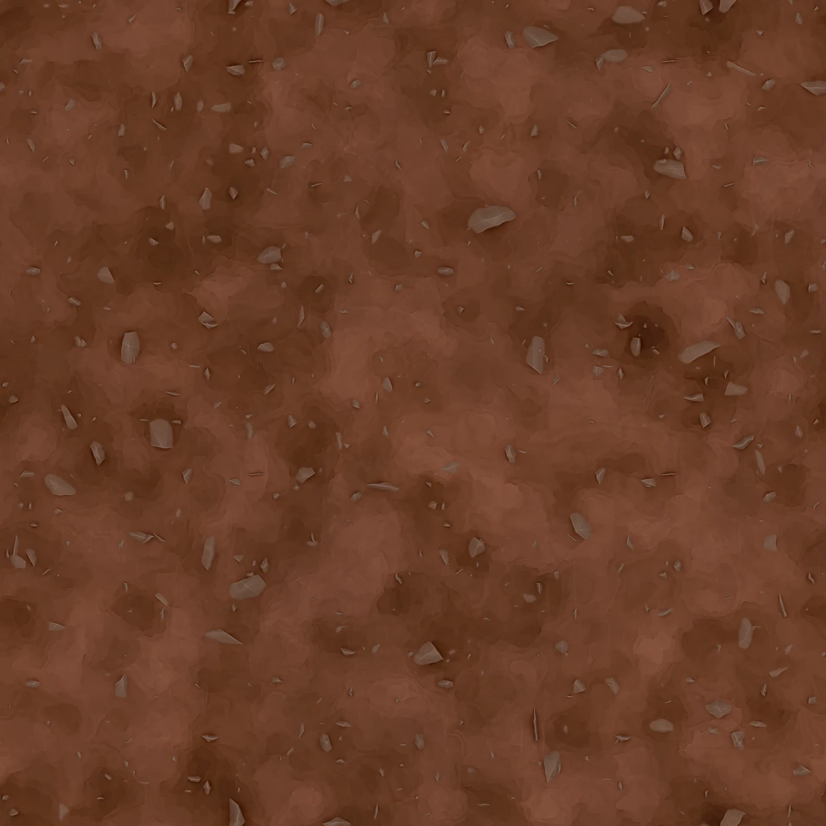 Stylized Orange Dirt PBR Texture