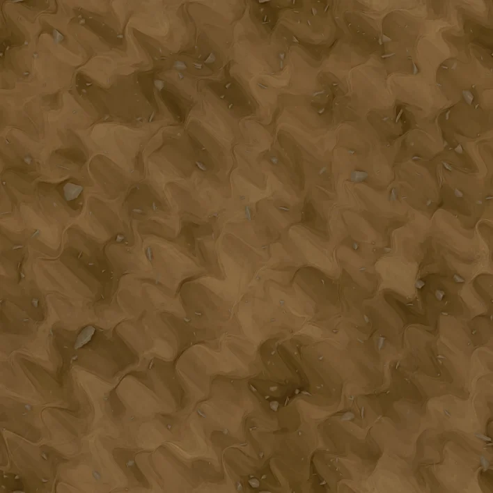 Stylized Yellow Dirt PBR Texture