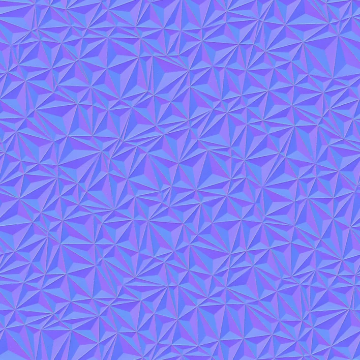 Triangle Concrete Tiles PBR Texture