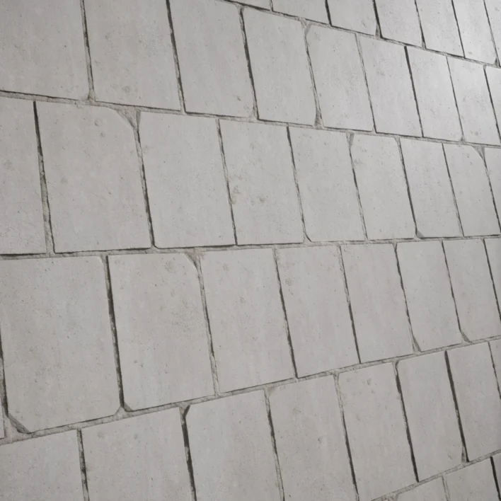 White Concrete Block Wall PBR Texture