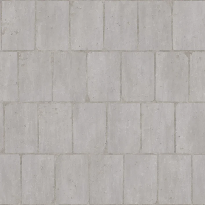 White Concrete Block Wall PBR Texture