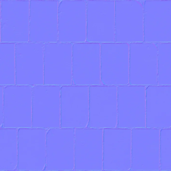 White Concrete Block Wall PBR Texture