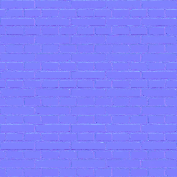 Yellow Brick Wall PBR Texture