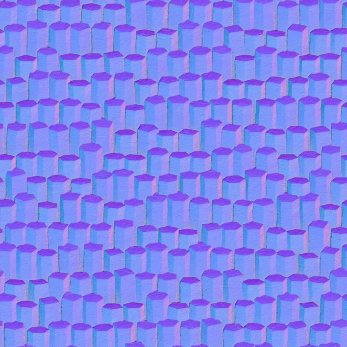 Basalt Columns PBR Texture