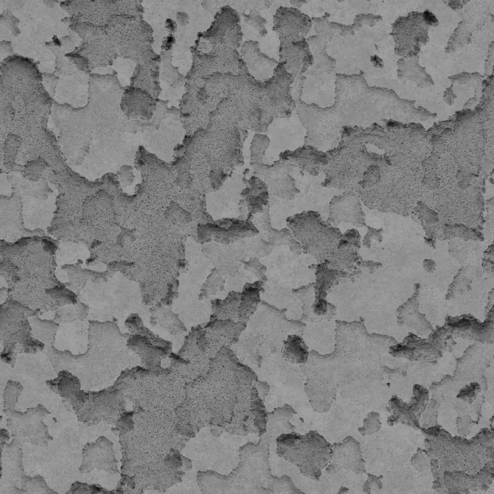 Black Dusty Rock PBR Texture