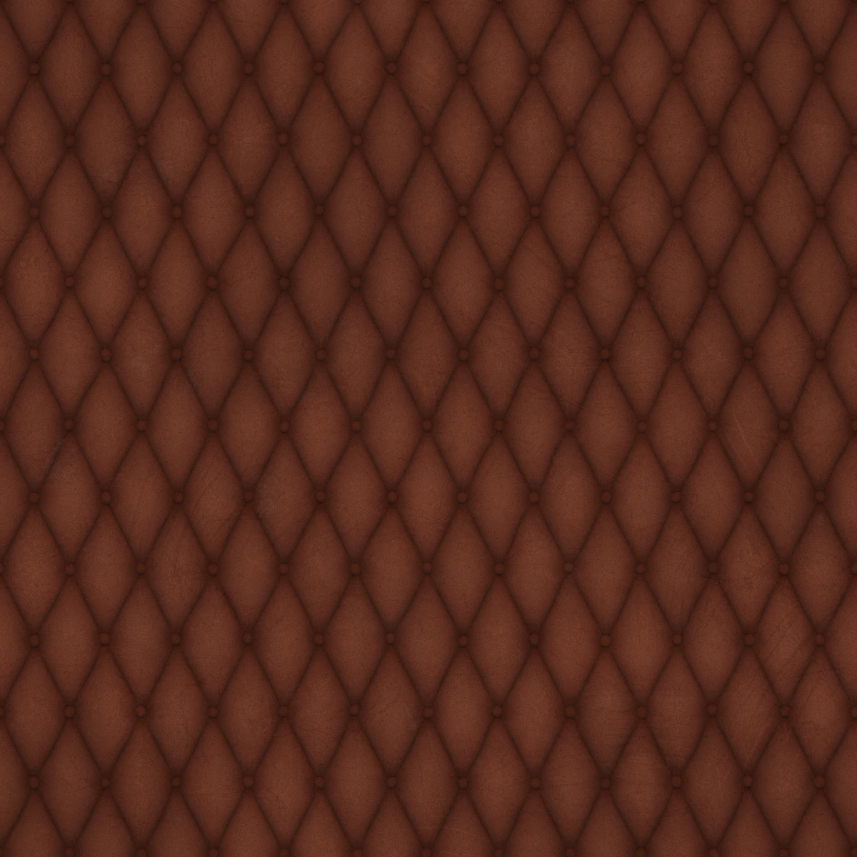 Brown Chesterfield Quilted Leather PBR Texture