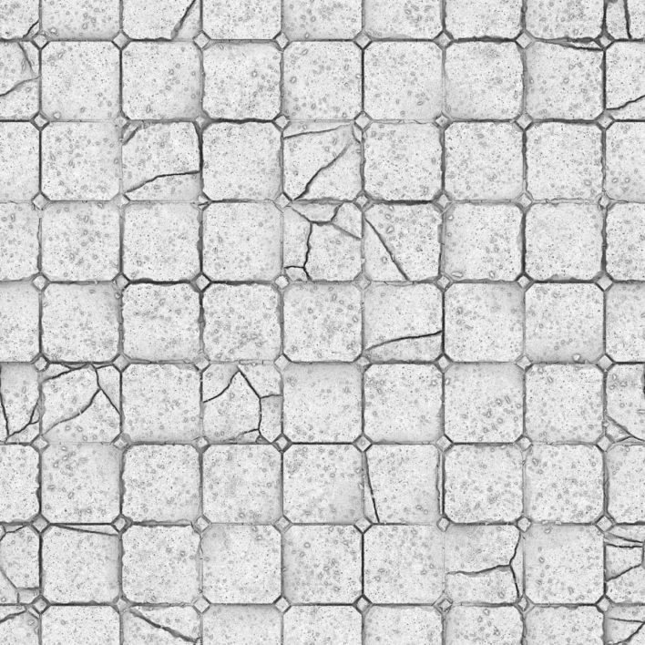 Damaged Pavement PBR Texture