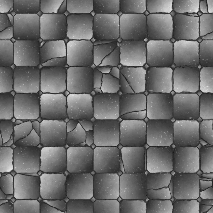 Damaged Pavement PBR Texture