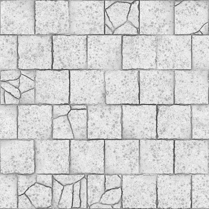 Damaged Pavement PBR Texture