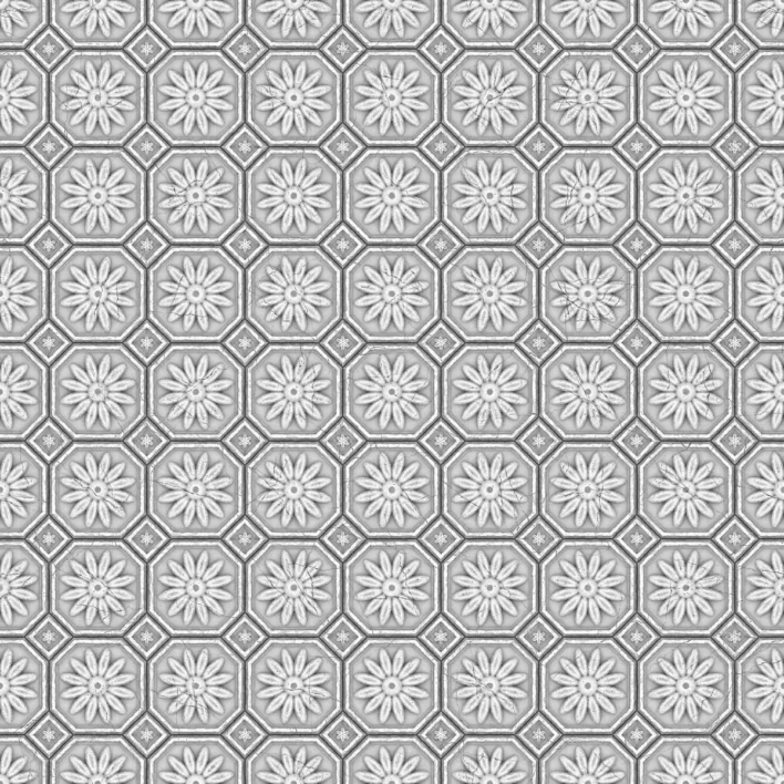 Decorative Concrete Tiles PBR Texture