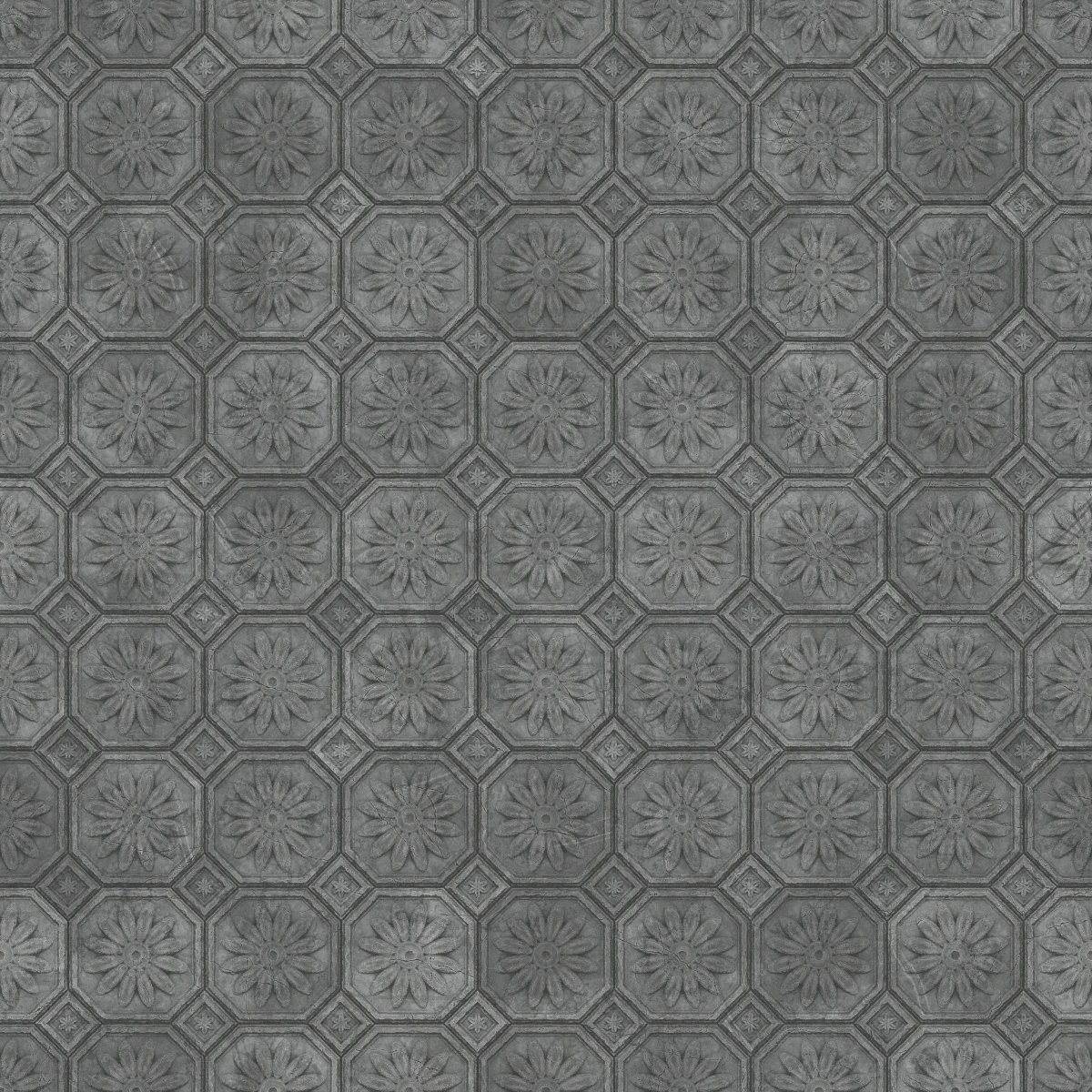 Decorative Concrete Tiles PBR Texture