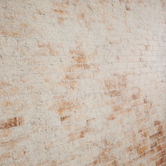 Old Plaster Brick Wall PBR Texture