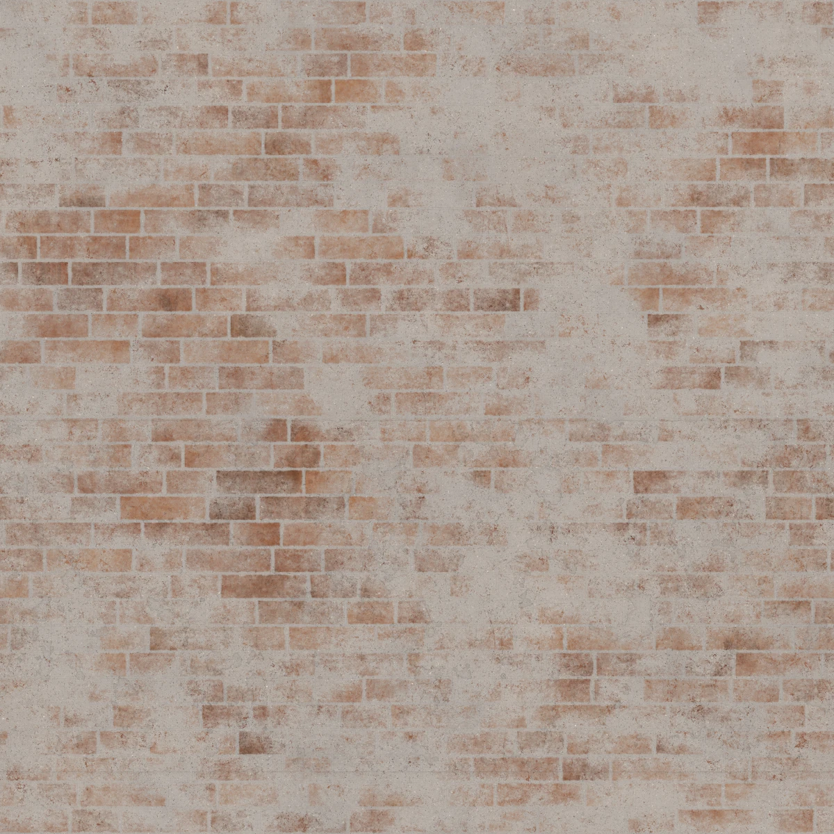 Old Plaster Brick Wall PBR Texture