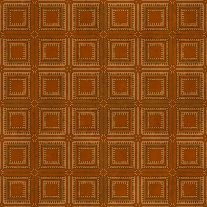 Orange Patterned Fabric PBR Texture