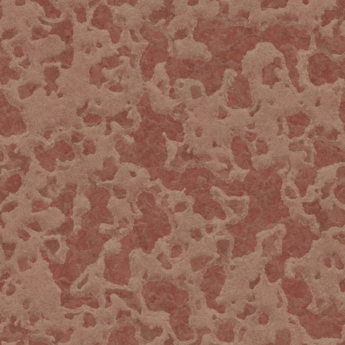 Red Dusty Rock PBR Texture