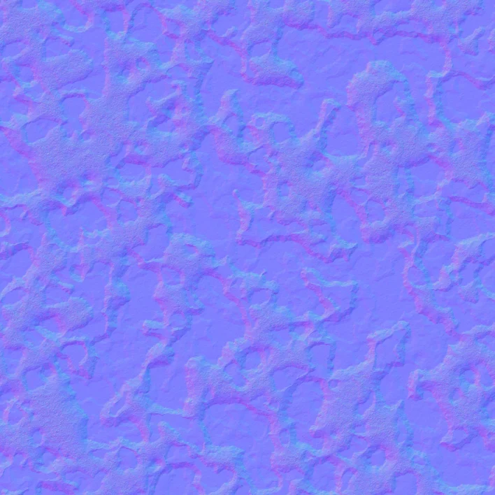 Red Dusty Rock PBR Texture