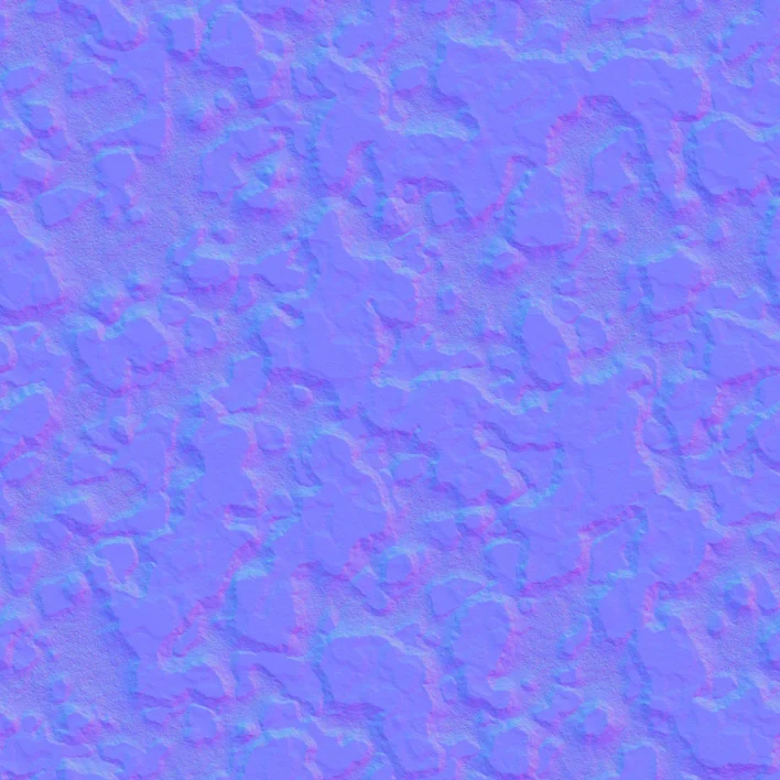 Red Dusty Rock PBR Texture