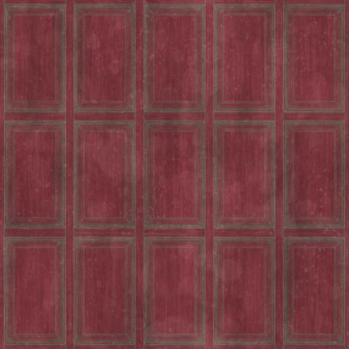Red Old Wooden Panels PBR Texture