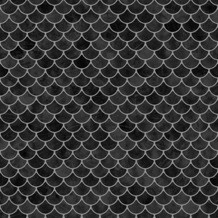 Red Scale Tiles PBR Texture