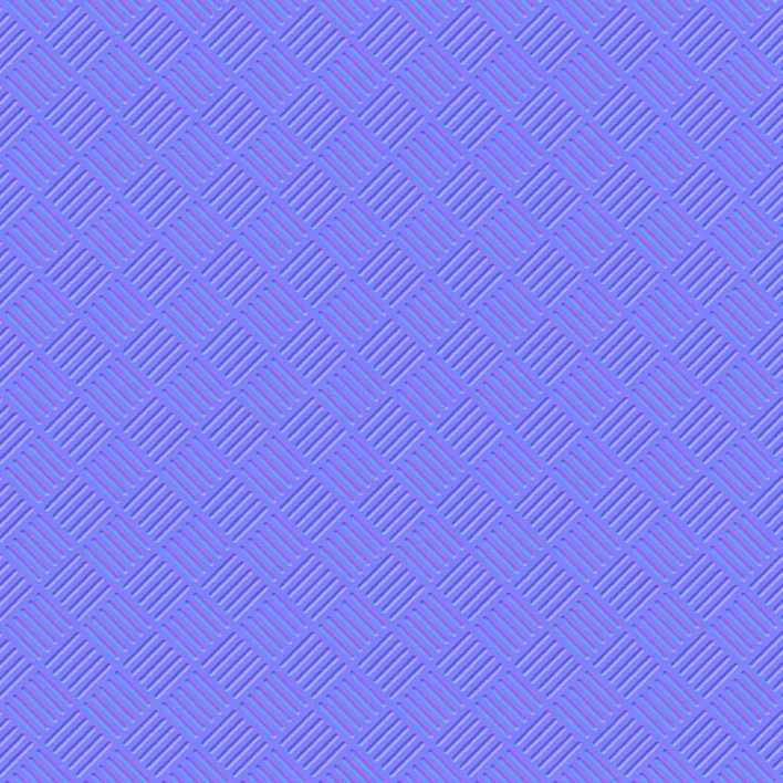 Rusty Thread Metal Plate PBR Texture