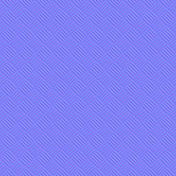 Rusty Thread Metal Plate PBR Texture