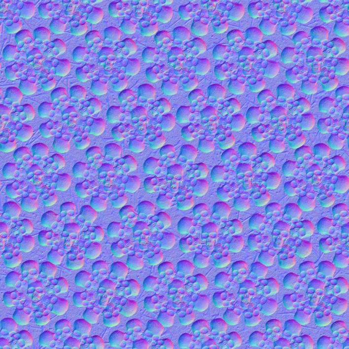 Skull Pattern Ground PBR Texture