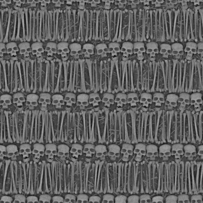 Skull Pattern Ground PBR Texture