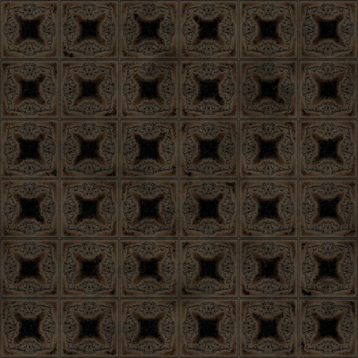 Copper Tiles PBR Texture