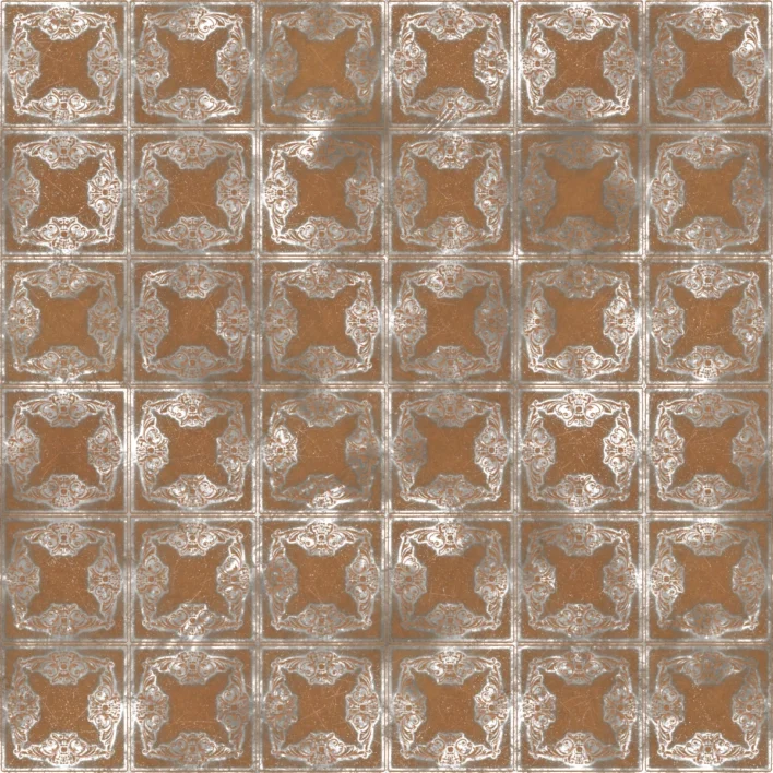 Copper Tiles PBR Texture