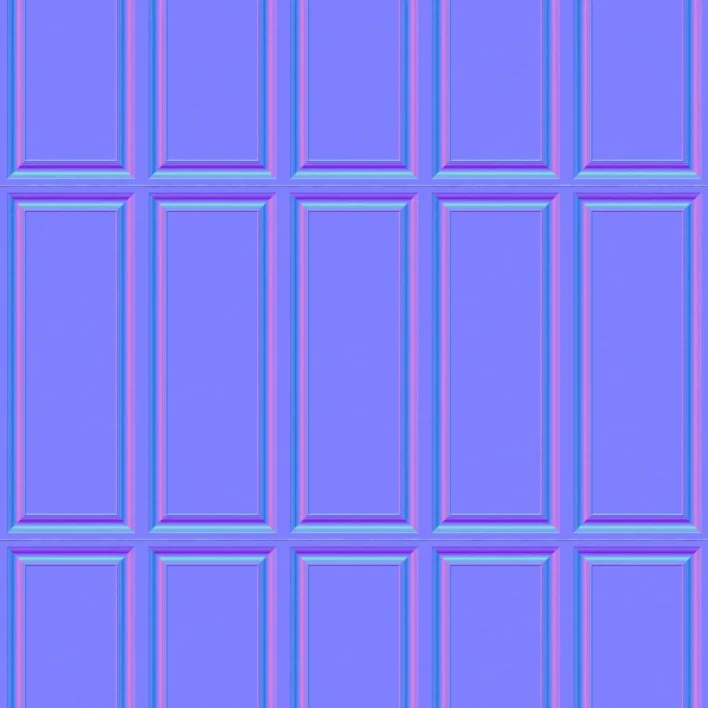 Green Wall Panel PBR Texture