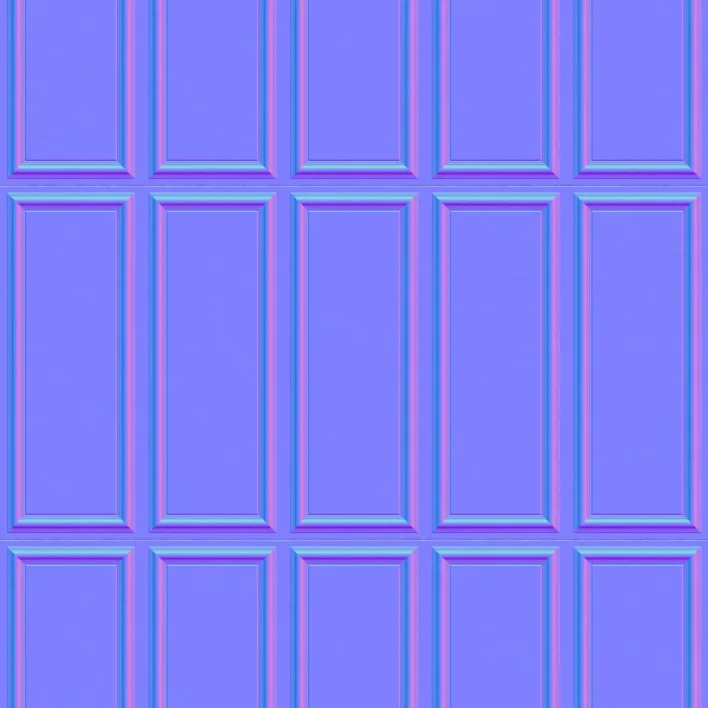 Green Wall Panel PBR Texture