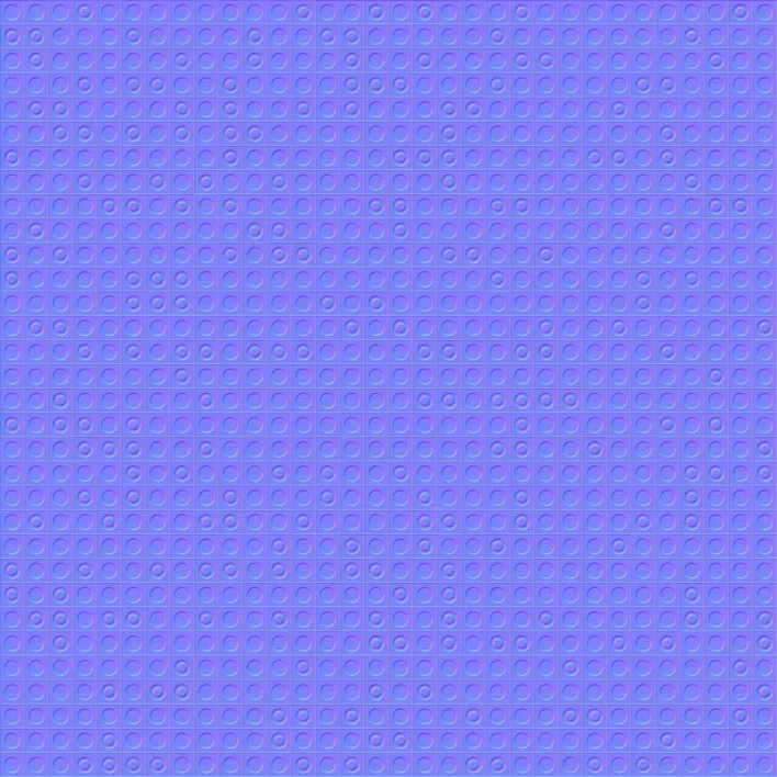 Multicolor Plastic Blocks PBR Texture