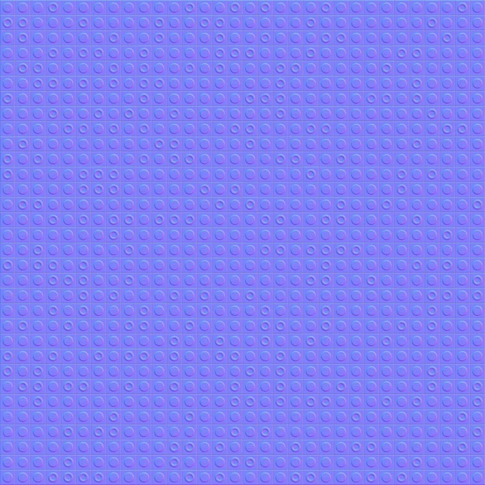 Multicolor Plastic Blocks PBR Texture