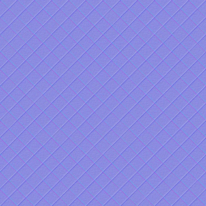 Red Orange Checker Carpet PBR Texture