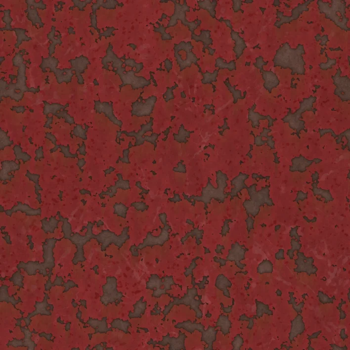 Rusty Red Painted Metal PBR Texture