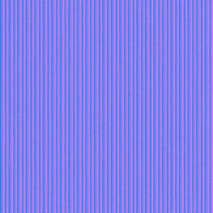 Bamboo Wall PBR Texture