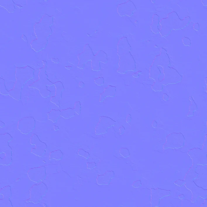 Blue Old Paint Wal PBR Texture