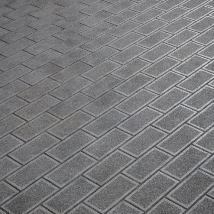 Concrete Patterned Tiles PBR Texture