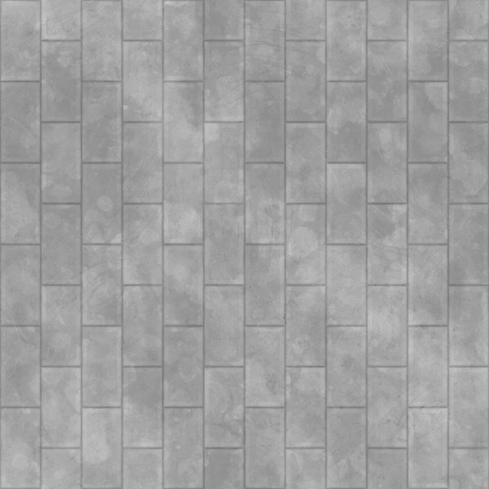 Concrete Patterned Tiles PBR Texture