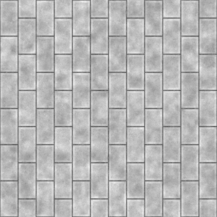 Concrete Patterned Tiles PBR Texture